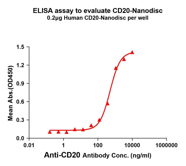 Human CD20 full length protein-synthetic nanodisc - 专注肿瘤免疫